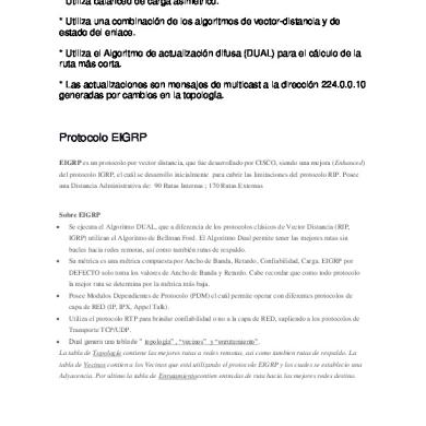 EIGRP protocolo [PDF] | Documents Community Sharing