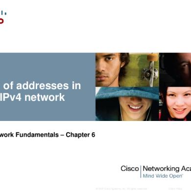 ch6 Network-Ipv4 - 6 [PDF] | Documents Community Sharing