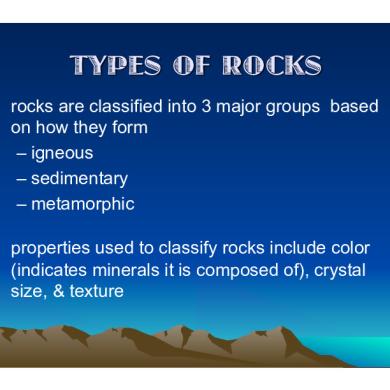 22_3 Rock Types & Rock Cycle PPT (1).pdf [PDF] | Documents Community ...