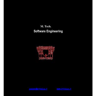 MTech(SE) Syllabus (04-10-2013).docx [PDF] | Documents Community Sharing