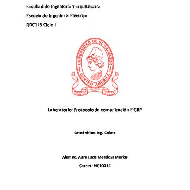 Protocolo EIGRP [PDF] | Documents Community Sharing