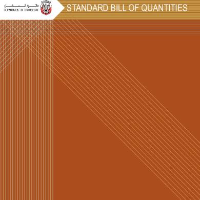 Standard BoQ (UAE - DoT) - CESMM4 .pdf [PDF] | Documents Community Sharing